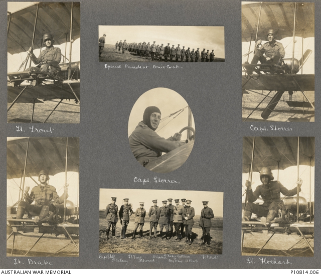 Page 6 of 24 pages; 7 photographs; from an album related to the service ...