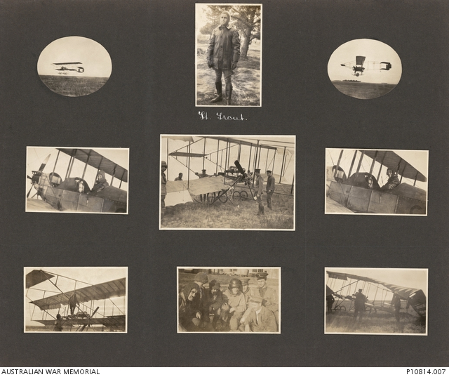 Page 7 of 24 pages; 9 photographs; from an album related to the service ...