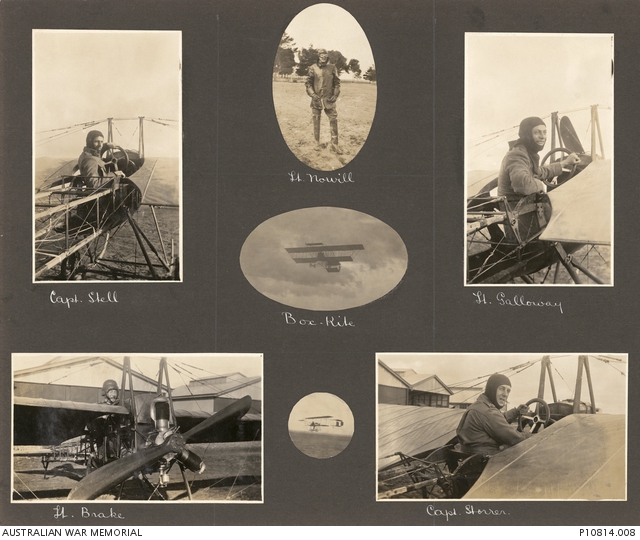 Page 8 of 24 pages; 7 photographs; from an album related to the service ...