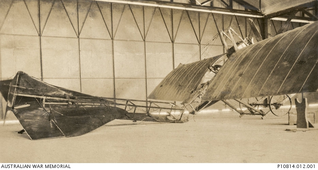 The CFS.5 Deperdussin training aircraft of the Australian Flying Corps ...