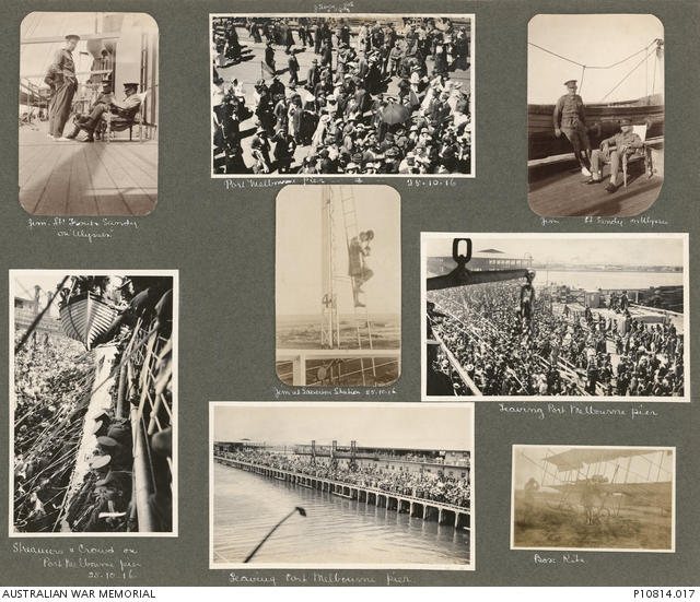 Page 17 of 24 pages; 8 photographs; from an album related to the ...