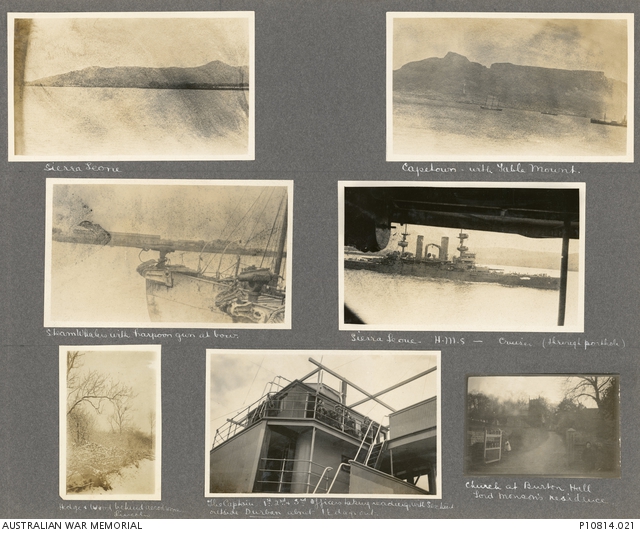 Page 21 of 24 pages; 7 photographs; from an album related to the ...