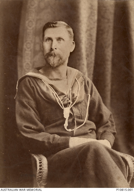 Studio portrait of Petty Officer 2nd Class Charles Francis Burdett, New ...