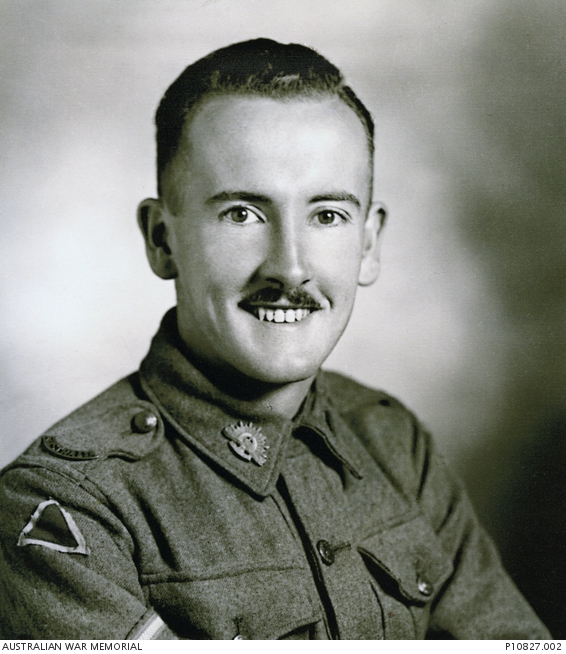 Studio portrait of VX31619 Sapper (Spr) Eric Joseph Thorpe, 2/1st ...