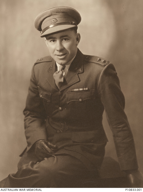 Studio portrait of NX15773 Lieutenant (Lt) John Burleigh, 2/2 Heavy ...