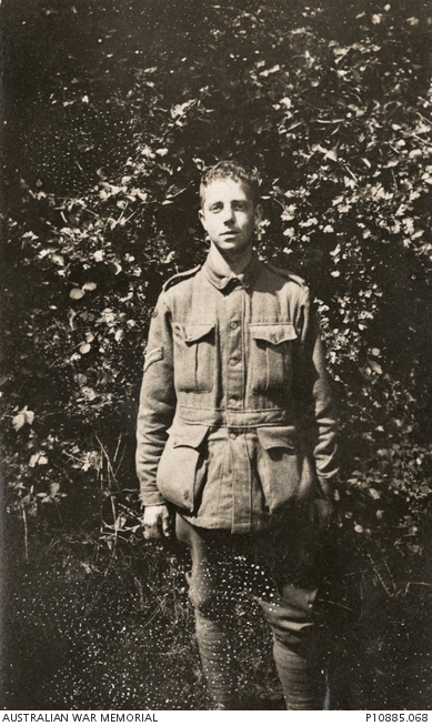 Outdoor portrait of 1010 Sergeant George Edgar Watkins. An image from ...
