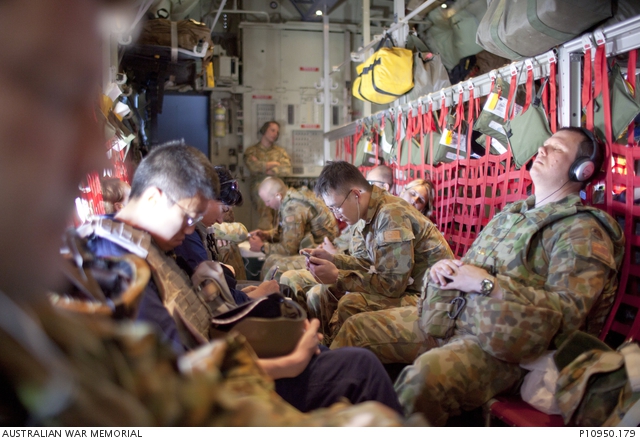 ADF personnel participating in the Reception Staging Onward Movement ...