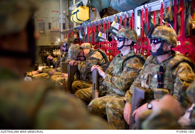 ADF personnel participating in the Reception Staging Onward Movement ...