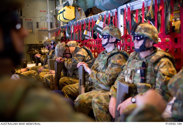 ADF personnel participating in the Reception Staging Onward Movement ...