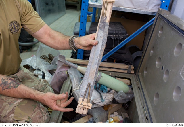 Warrant Officer Rodney Amos RAAF, an Explosive Ordnance Disposal (EOD ...