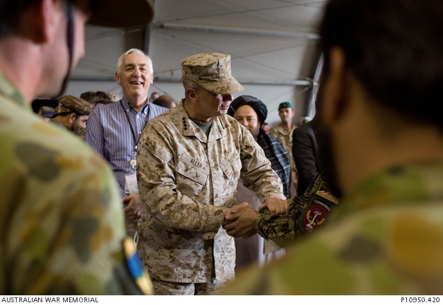 US Commander in Chief General Allen, International Security Assistance ...
