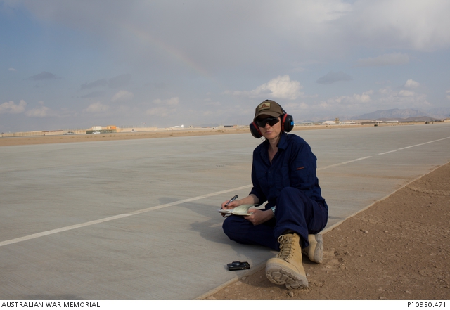 Australian War Memorial staff member Robyn Van Dyk at Shadow Base ...