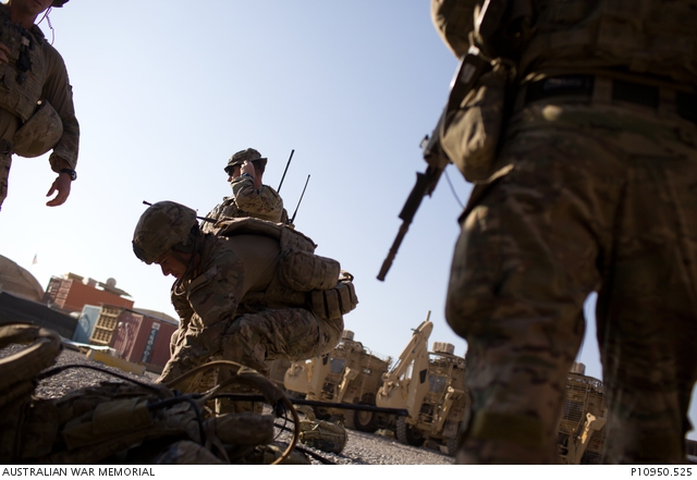 Members of the 3rd Battalion, The Royal Australian Regiment (3RAR ...