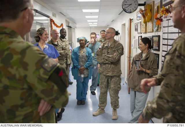 Australian and US medical teams at the US run Role III Multinational ...