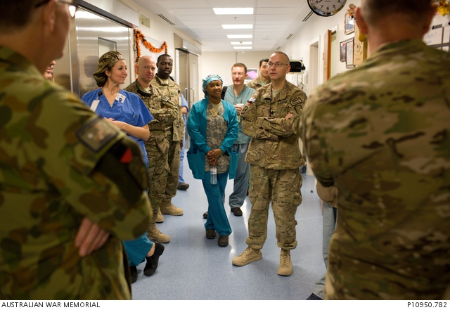 Australian and US medical teams at the US run Role III Multinational ...