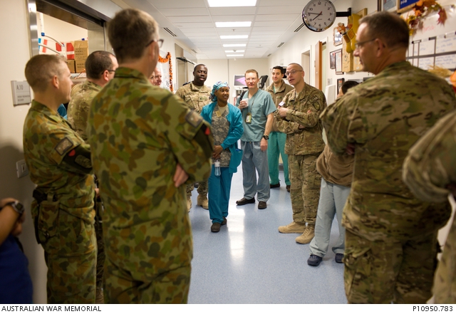 Australian and US medical teams at the US run Role III Multinational ...