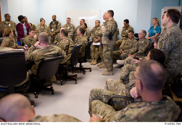 Australian and US medical teams at the US run Role III Multinational ...