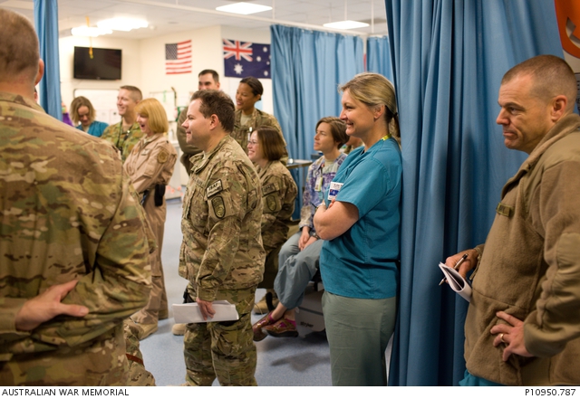 Australian and US medical teams at the US run Role III Multinational ...