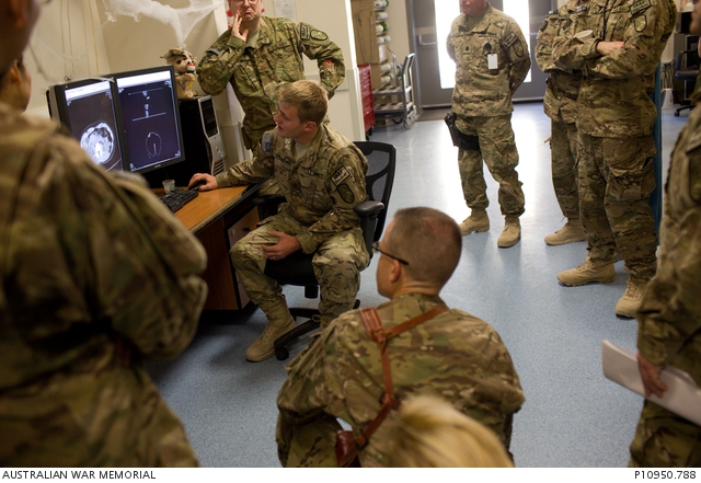 Australian and US medical teams at the US run Role III Multinational ...