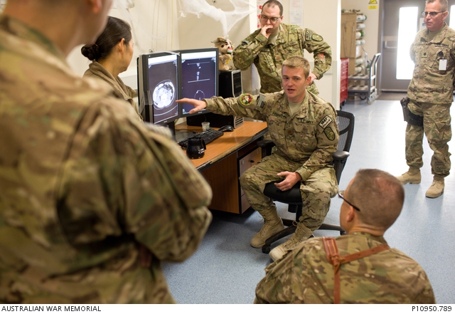 Australian and US medical teams at the US run Role III Multinational ...