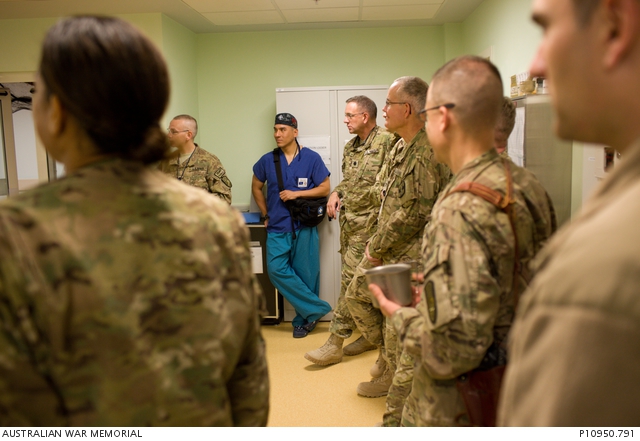 Australian and US medical teams at the US run Role III Multinational ...