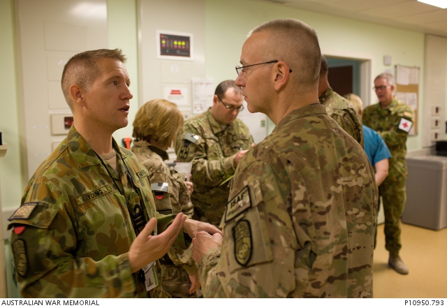 Australian and US medical teams at the US run Role III Multinational ...