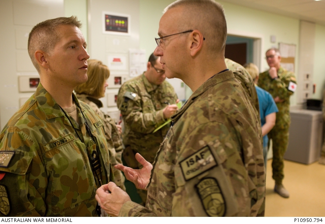 Australian and US medical teams at the US run Role III Multinational ...