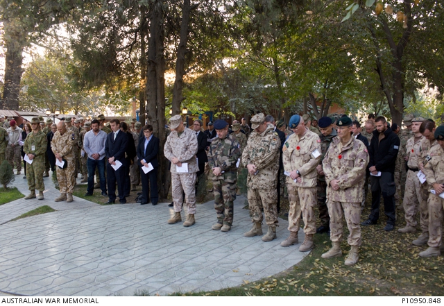 ANZAC Memorial event at International Security Assistance Force ...
