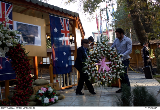 ANZAC Memorial event at International Security Assistance Force ...
