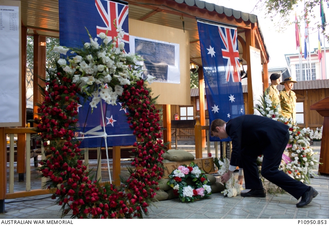 ANZAC Memorial event at International Security Assistance Force ...