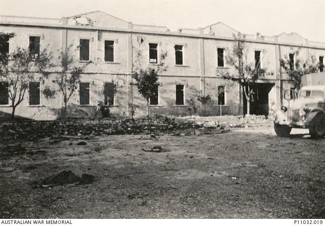 "Inside the fort at Mer Ayoun. The walls are absolutely riddled with ...