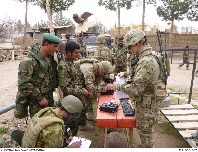 Photograph taken by Warrant Officer Class Two Roland Walker at the ...