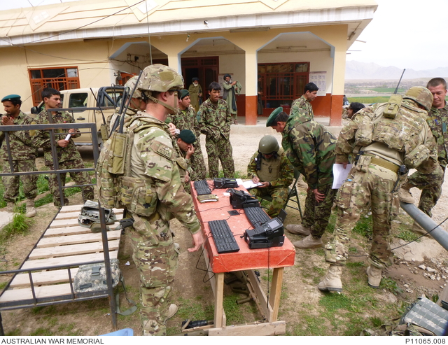 Photograph taken by Warrant Officer Class Two Roland Walker at the ...