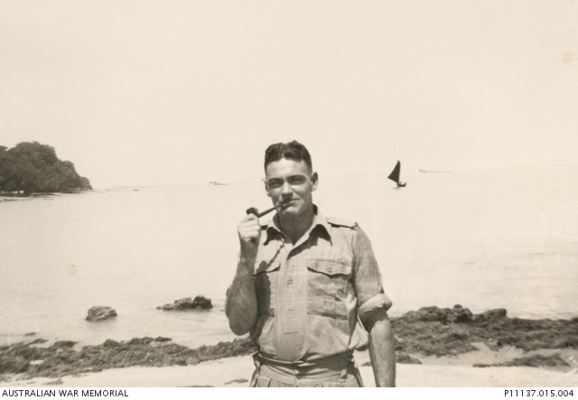 Informal portrait of VX39287 Warrant Officer Class 2 (WO2) Royalance ...