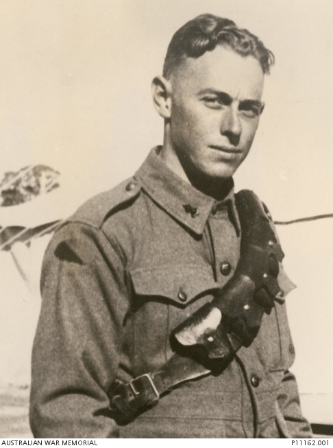 Informal portrait of John James Manderson training with the 4th Field ...