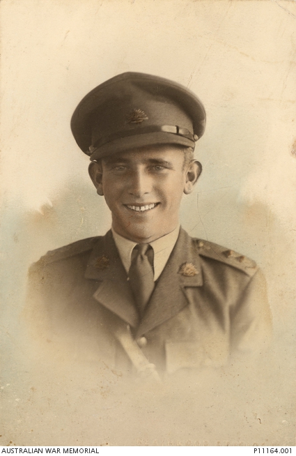 Studio portrait of NX107786 (NX177998) Lieutenant (Lt) David Frank ...