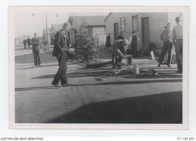 Internees at the Loveday Internment Camp. The Loveday Internment Camp ...
