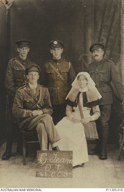 "This is one of the RAMC [Royal Army Medical Corps] operating teams ...