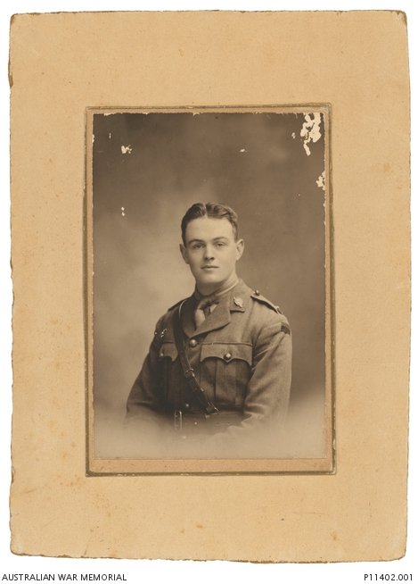 Studio portrait of Second Lieutenant (later Lieutenant) Arthur Dean ...