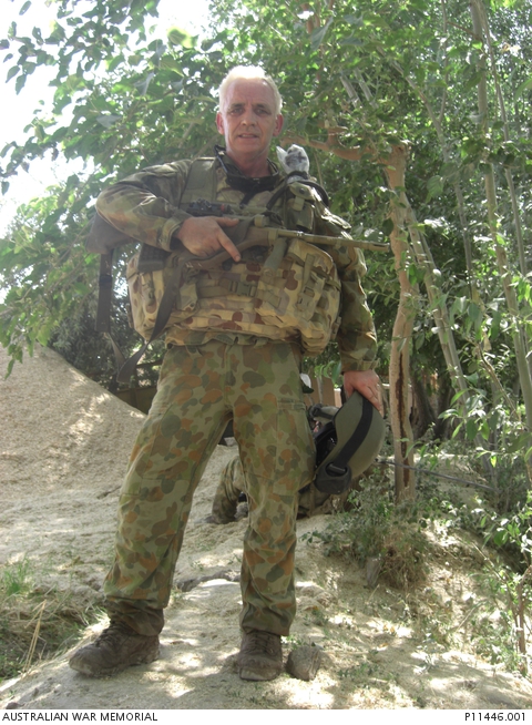8520859 Corporal (Cpl) Gerard (Gerry) Carroll on patrol in the Green ...