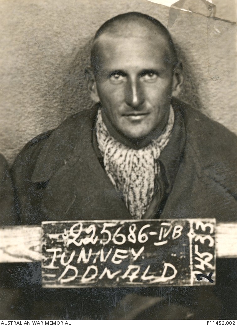 Prisoner of War (POW) portrait of 406048 Sergeant (later Warrant ...