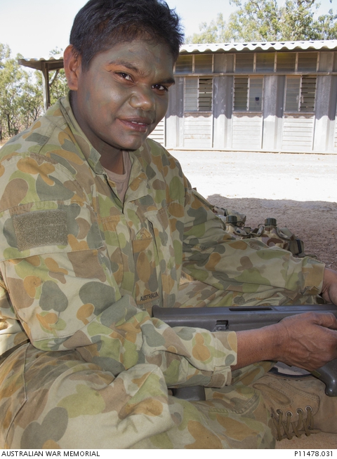 Informal portrait of NORFORCE recruit Farrah Flowers. One of a series ...