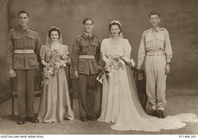 Photograph of Charlie Worrell and Florence Rosser's wedding ...