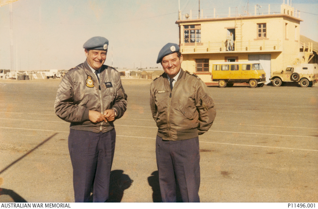 Handover of command between 0217899 Wing Commander Donald Porter ...