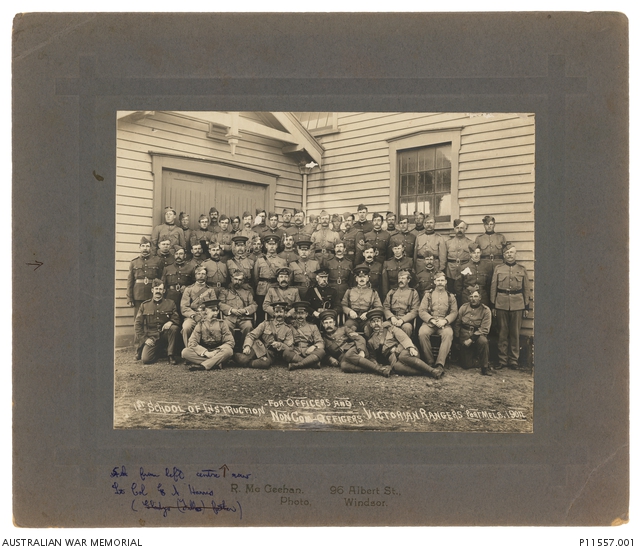 Group portrait of officers and non-commissioned officers of the ...
