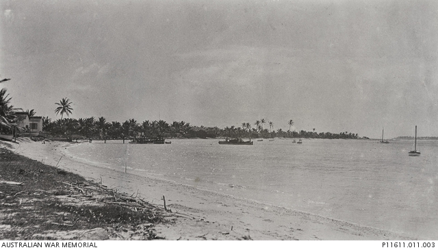 "Emden's steam pinnace cutting the Perth cable" (Album caption). From ...