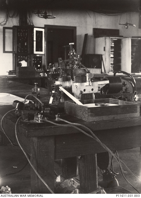 "Emergency instrument erected and worked on Germans departure." (Album ...