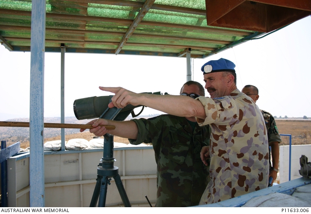 Major General (Maj Gen) Ian Gordon, the Head of Mission United Nations ...