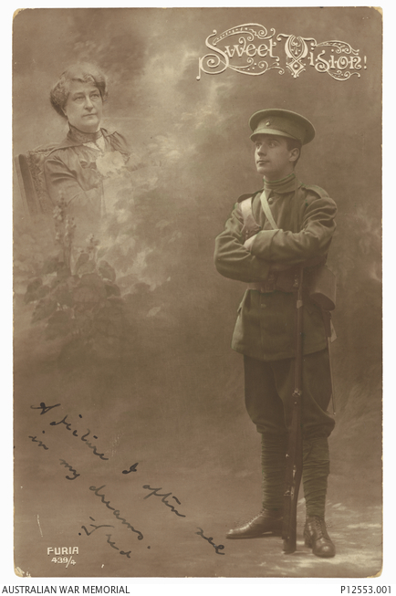 Studio portrait of 2096 Company Sergeant Major (CSM) Frederick Stanley ...