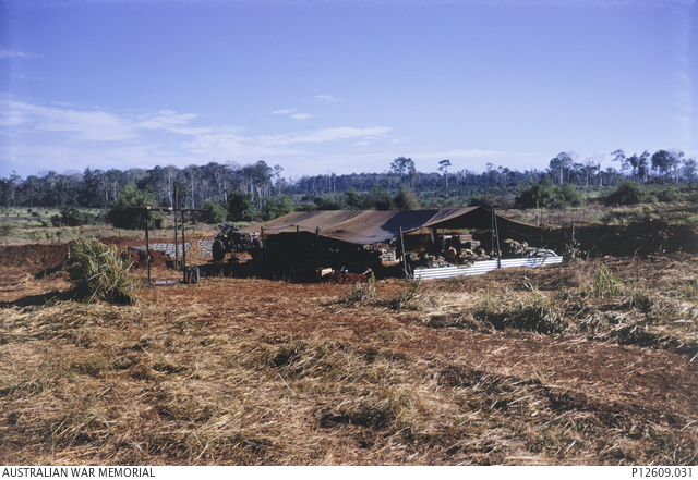 An unidentified Fire Support Base. One of a series of images related to ...